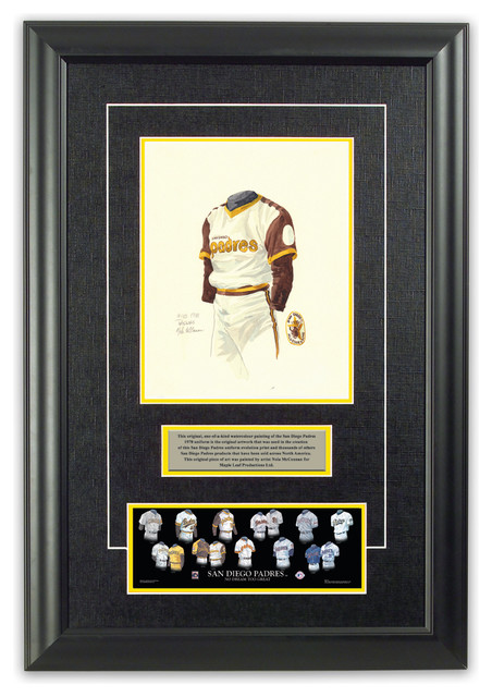 Original Art of the MLB 1978 San Diego Padres Uniform - Traditional ...
