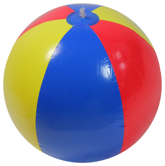 48" Classic Inflatable Multi Color Swimming Pool or Beach Ball - Modern ...