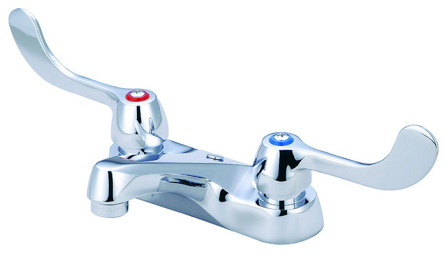 Central Brass Two Handle Bathroom Faucet - Contemporary - Bathroom Sink ...
