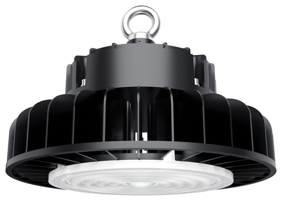 Hi-Bay LED 200W 100-277V Dimmable 4000K Light Black Finish ...