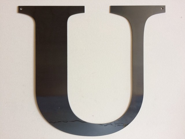 Rustic Large Letter "U", 18" - Contemporary - Wall Letters - by ...