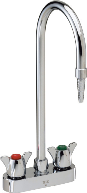 Double Handle Gooseneck Laboratory Mixing Faucet, 4" Centers ...