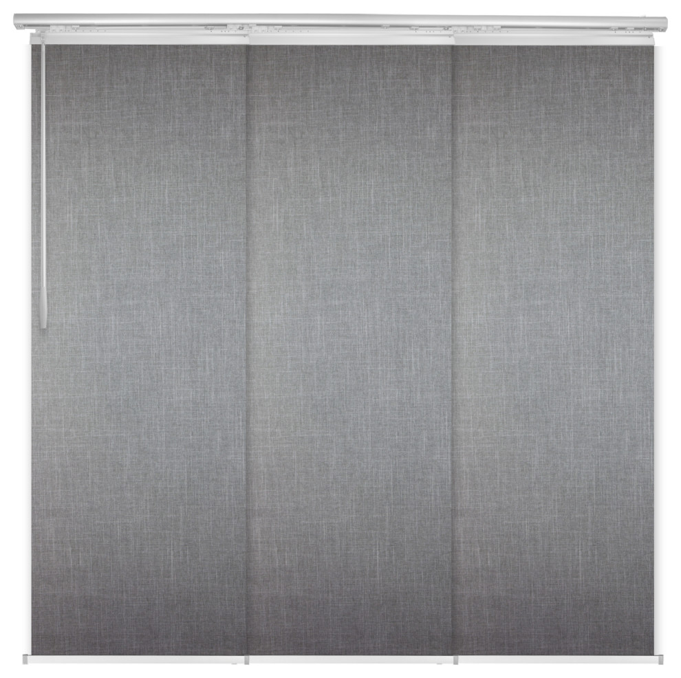 Josette 3-Panel Track Extendable Vertical Blinds 36-66"W, 91.4" H ...