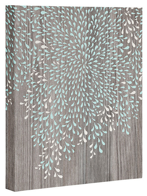 Deny Designs Iveta Abolina Coastal Raindrops Art Canvas, 8x10 ...