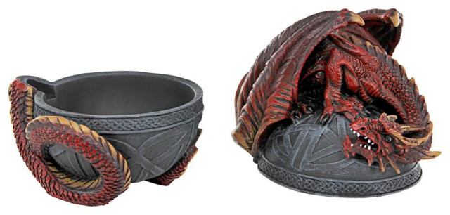 Design Toscano Dragon Protector Celtic Orb Box - Contemporary ...