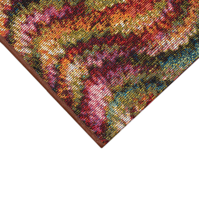 Marina Ripple Indoor/Outdoor Rug, 6'6"x9'4" - Contemporary - Outdoor ...