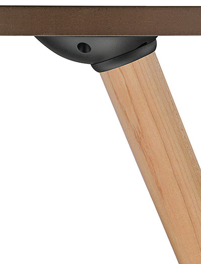 TL/TW - Twister Top Plate with Wood Table Leg - Contemporary - Los ... TL/TW - Twister Top Plate with Wood Table Leg - Contemporary - Los ...