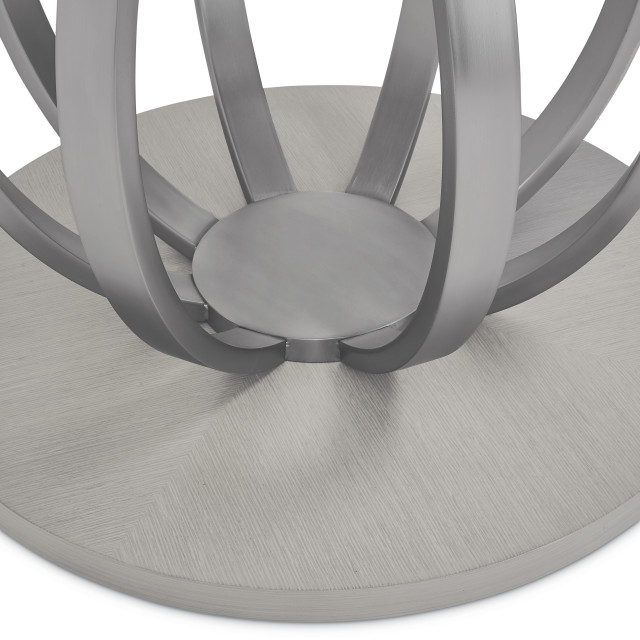 Eclipse Round Dining Table - Moonlight Gray - Contemporary - Dining ...