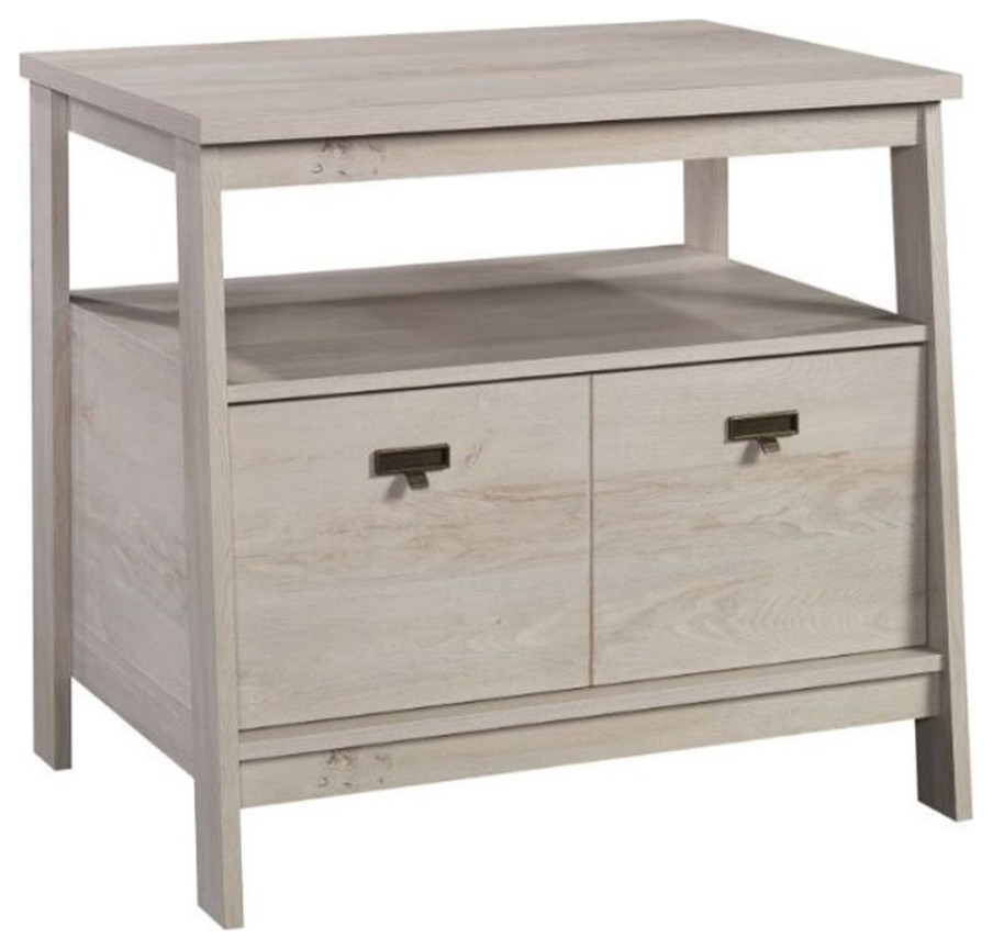 Pemberly Row Engineered Wood Lateral File Cabinet in Chalked Chestnut ...