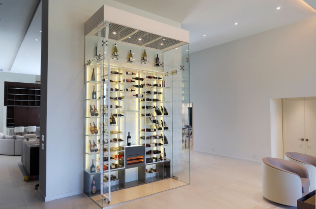 Enclave Wine Display Room - Modern - Wine Cellar - Miami - by Dragon ...