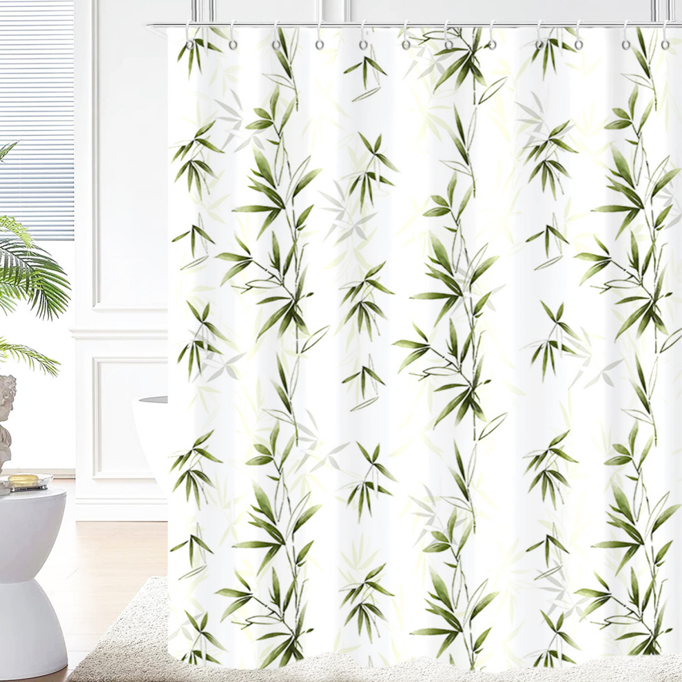 What style of bathroom does this curtain suit?