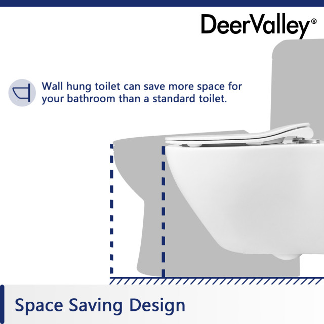 In-Wall Toilet Combo Set, Wall Hung Toilet Wall Hung Tank and Carrier ...