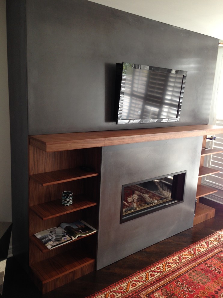 Concrete Feature Wall - Modern - Toronto - by Liquid Quarry | Houzz