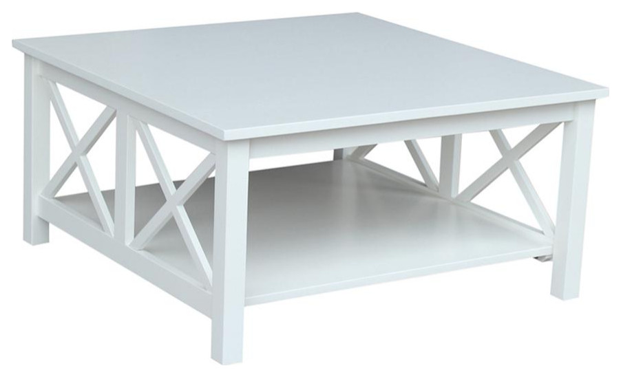 Hampton Square Coffee Table - Transitional - Coffee Tables - by ...
