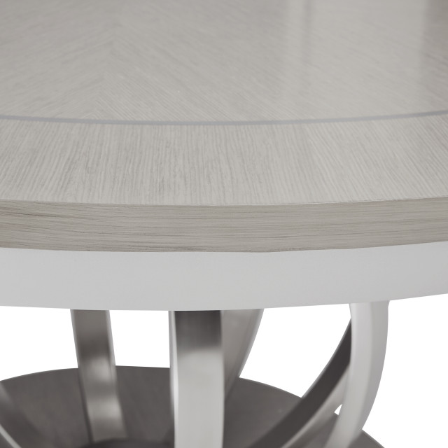 Eclipse Round Dining Table - Moonlight Gray - Contemporary - Dining ...