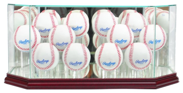 Octagon 12 Baseball Display Case - Traditional - Sports And Game Room ...