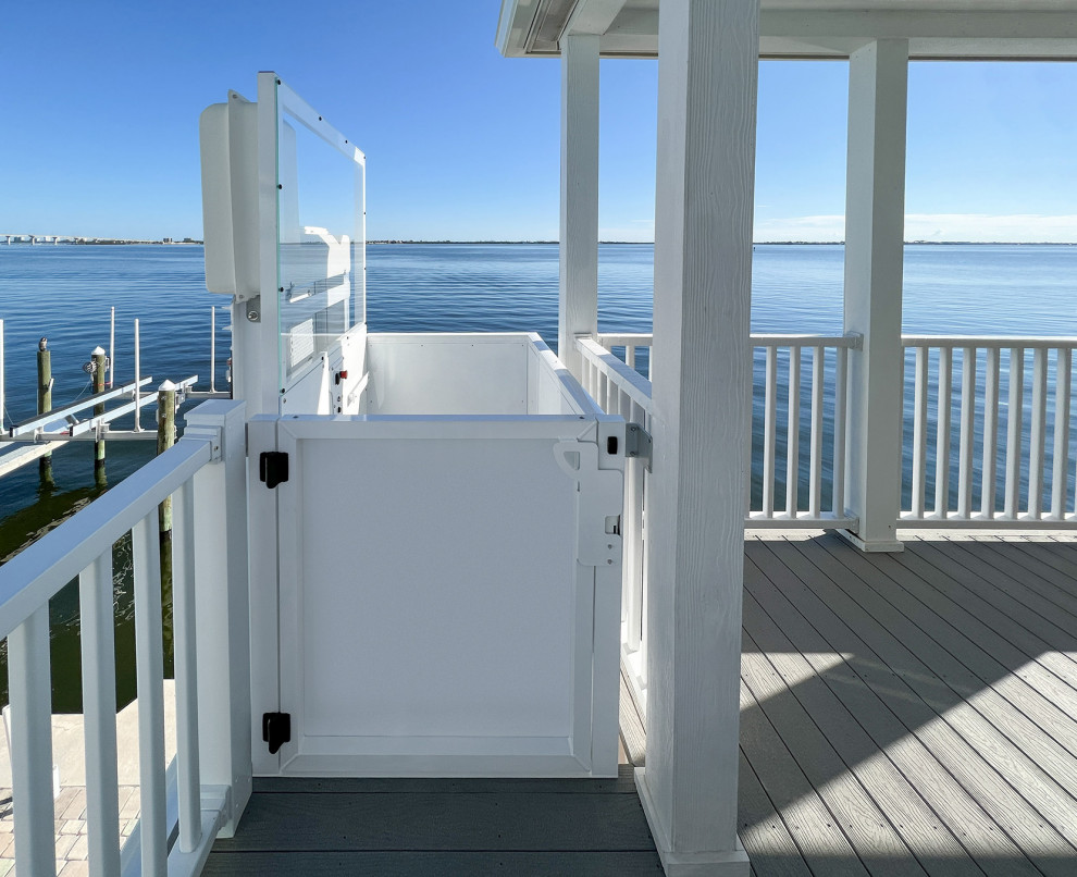 DuraLyft Outdoor Wheelchair Lift - Beach Style - Deck - Other - by ...