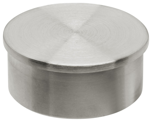 Flush End Cap 2" OD - Stair Parts - by BuyRailings | Houzz