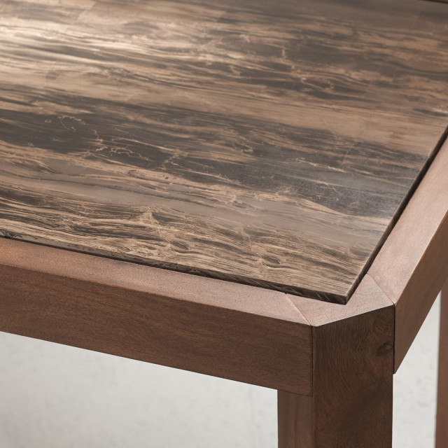 Safavieh Couture Bernardi Marble Top Console Table - Transitional ...