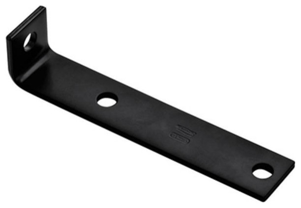 National Hardware® N351-480 Offset Leg Corner Brace, Black, 7.5 ...