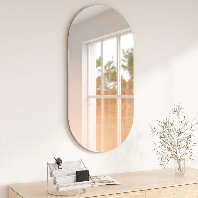 Umbra Misto Oval Mirror - Contemporary - Wall Mirrors - by Umbra | Houzz
