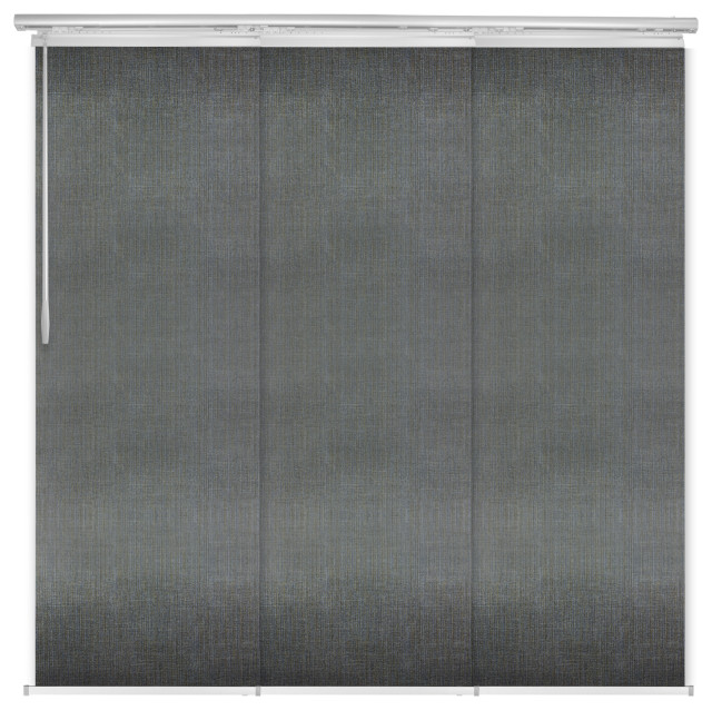Stormy 3-Panel Track Extendable Vertical Blinds 36-66"W, 91.4" H ...