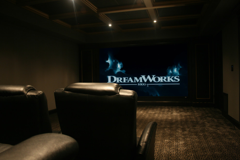 Briar Ridge (Northville, MI) - Traditional - Home Theater - Detroit ...