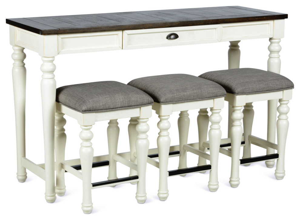 Joanna Sofa Bar 4PC Set - French Country - Indoor Pub And Bistro Sets ...