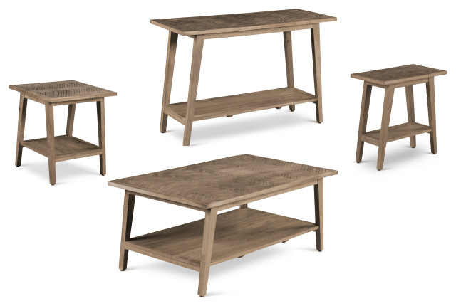 Milani Rectangle Sofa Table - Transitional - Side Tables And End Tables - by HedgeApple | Houzz