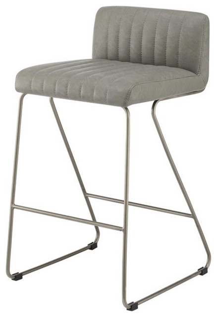 New Pacific Direct Raoul 26" PU Plywood Counter Stool in Antique ...