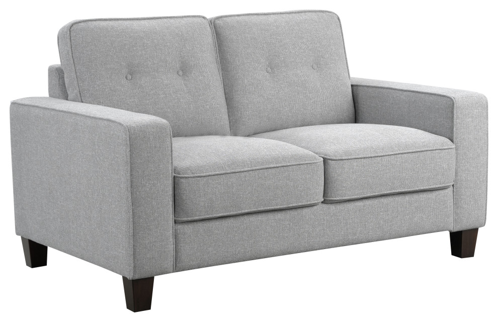 Xavier Stain-Resistant Fabric Loveseat - Transitional - Loveseats - by ...