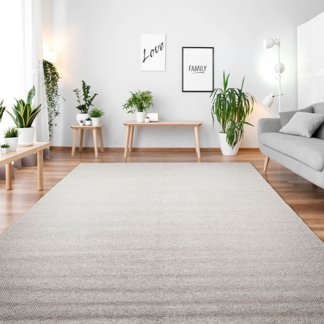 10'7''x16' Hand Knotted Wool Oriental Area Rug, Ash Gray Color ...