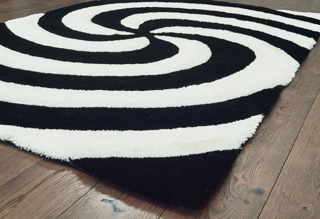 United Weavers Finesse Pinnacle Southwestern Rug, Black (2100-21770), 1 ...