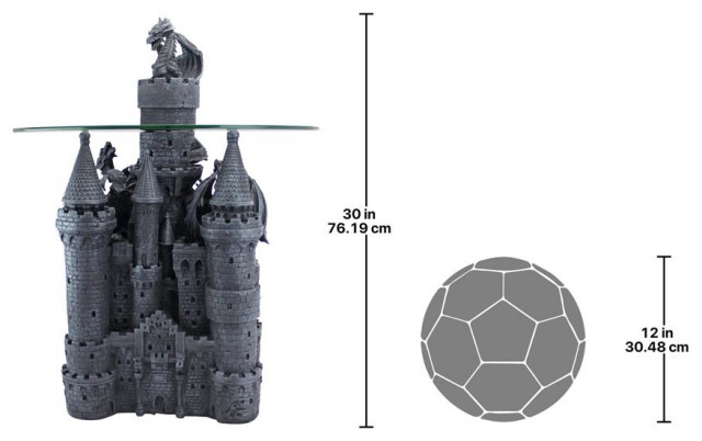 Design Toscano Lord Langtons Castle Table - Contemporary - Side Tables ...