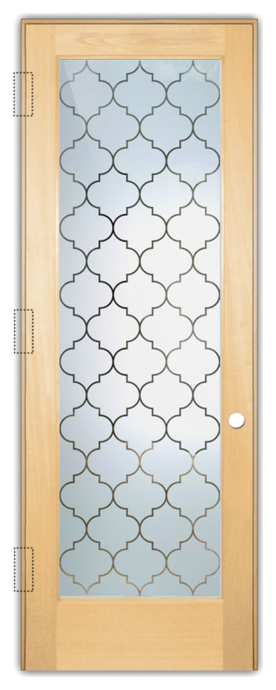 Interior Prehung Door or Interior Slab Door - Ogee - Primed - 28" x 80 ...