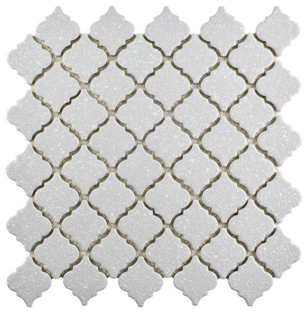 Hudson Tangier Porcelain Mosaic Floor and Wall Tile, Grey, Sample ...
