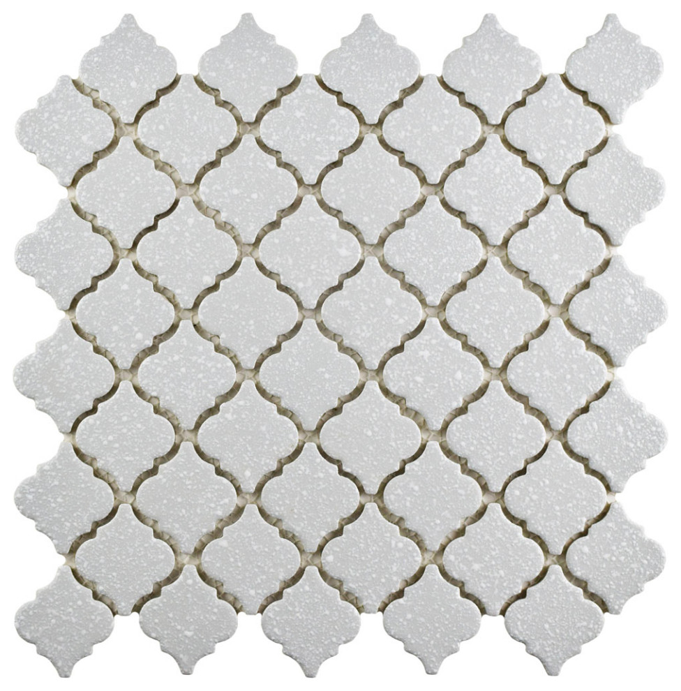 Hudson Tangier Porcelain Mosaic Floor and Wall Tile, Grey, Sample ...