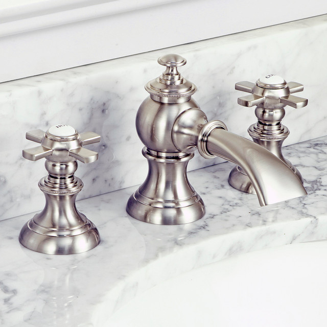 Water Creation Modern Classic Widespread Lavatory Faucet With Pop-Up ...