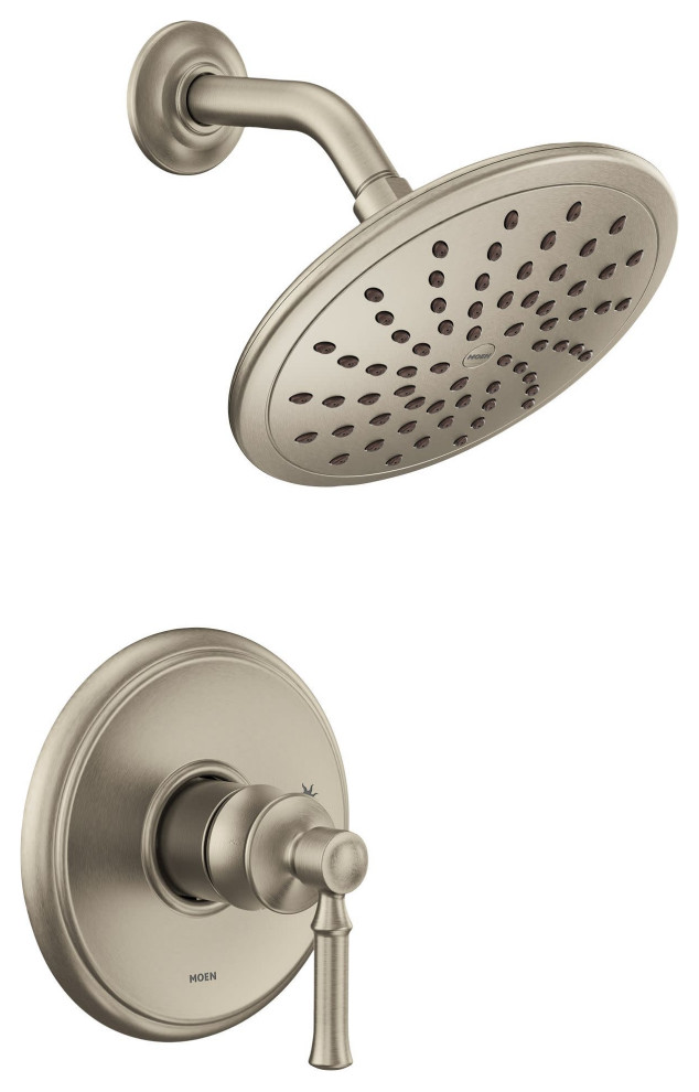 Moen UT2282EPBN Dartmoor Shower Only Trim Package With 1.75 GPM Shower ...