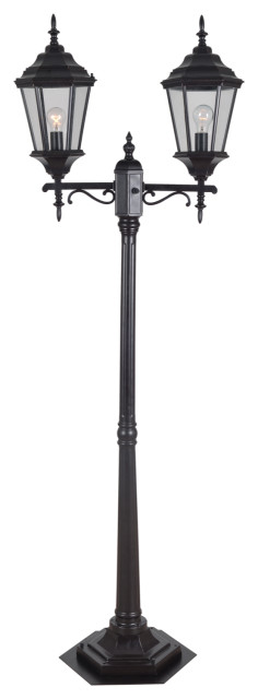 Kenroy 93434ORB 2-Light Post Lantern, Villa - Traditional - Post Lights ...