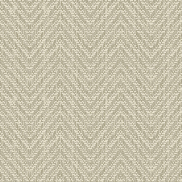 Glynn Neutral Chevron, Bolt - Contemporary - Wallpaper - by Brewster ...