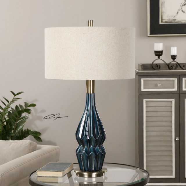 1 Light Table Lamp - 18 inches wide by 18 inches deep - Table Lamps ...
