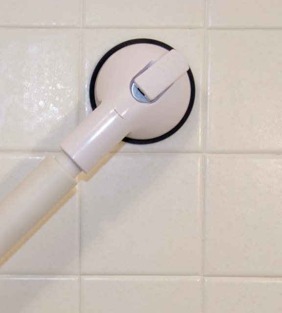 Tile Grip Portable Suction Telescoping Grab Bar - Traditional - Grab ...