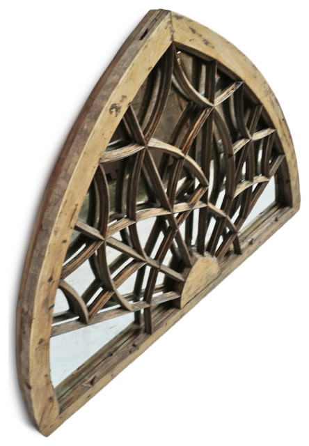 Antique Wood Transom Mirror - Farmhouse - Wall Mirrors - by Design Mix ...