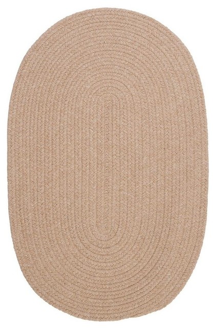 Bristol Rug, Oatmeal 2'x5', 2'x5' Oval - Beach Style - Area Rugs - by ...