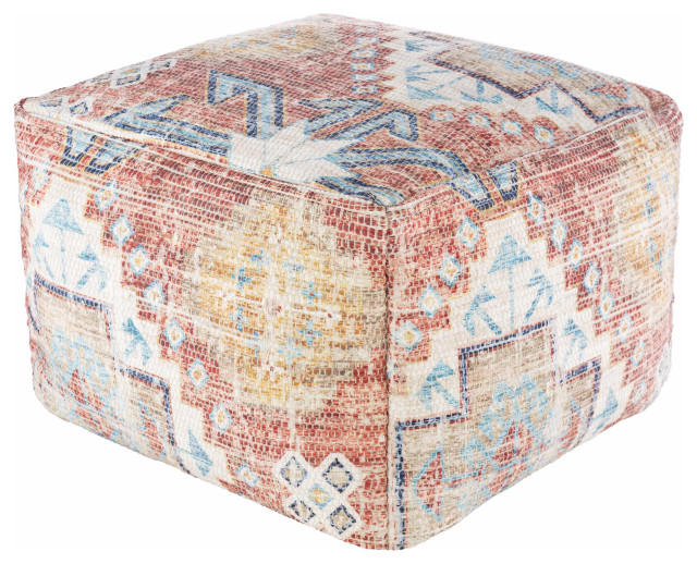 Dulwich, 14""H x 20""W x 20""D - Southwestern - Floor Pillows And Poufs ...
