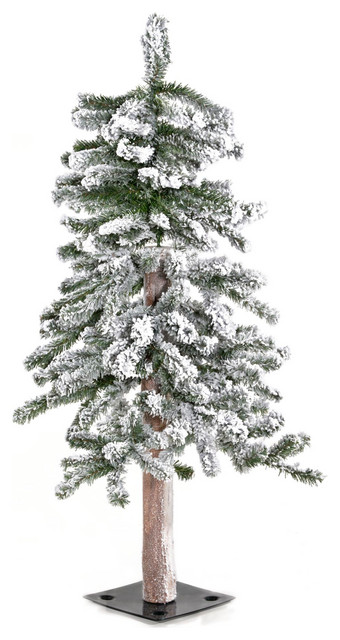 Heavy Flocked Alpine Tree, 3' - Farmhouse - Christmas Trees - by KP ...