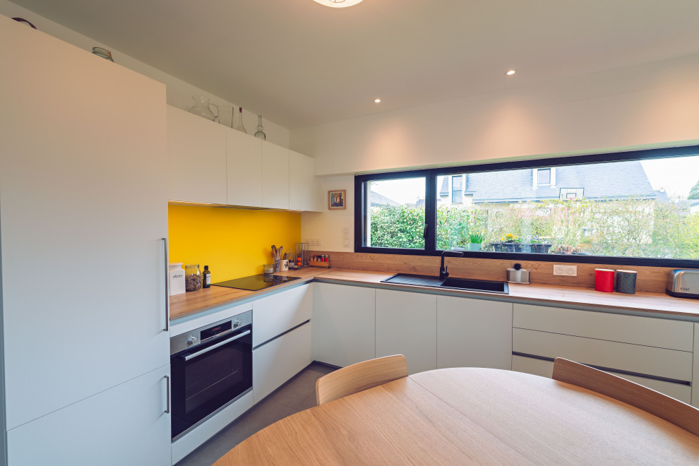 Projet P&C H / Rénovation d'une cuisine complète sans poignées ...