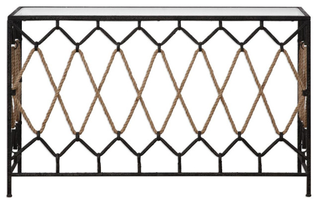 Uttermost Darya Nautical Console Table - Beach Style - Console Tables ...