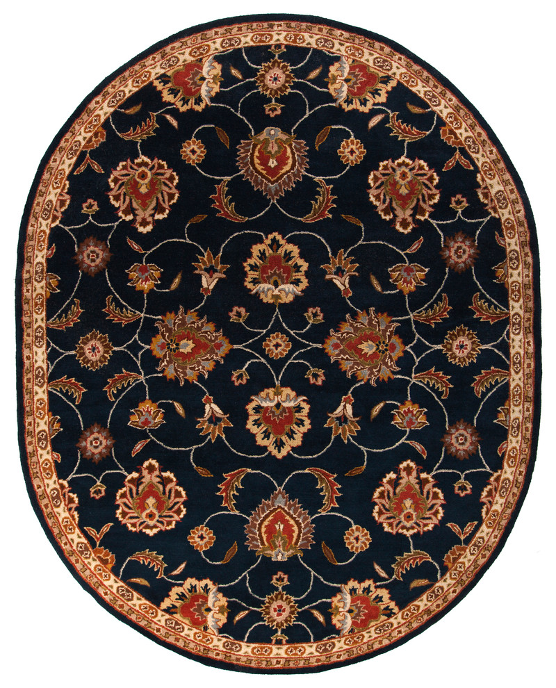 Caesar Area Rug, 8' x 10' Oval - Traditional - Area Rugs - by FlairD ...